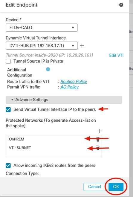 configure dvti with multi sa on secure firewall cisco