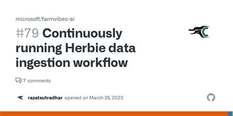 continuously running herbie data ingestion workflow · issue 79