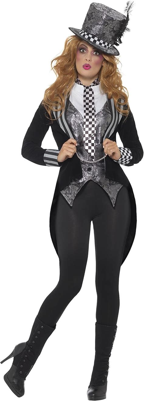 Smiffys 46825l Deluxe Dark Miss Hatter Costume Large Toptoy