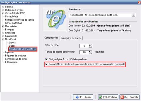 Como Configurar O Sistema Para Enviar O Arquivo XML