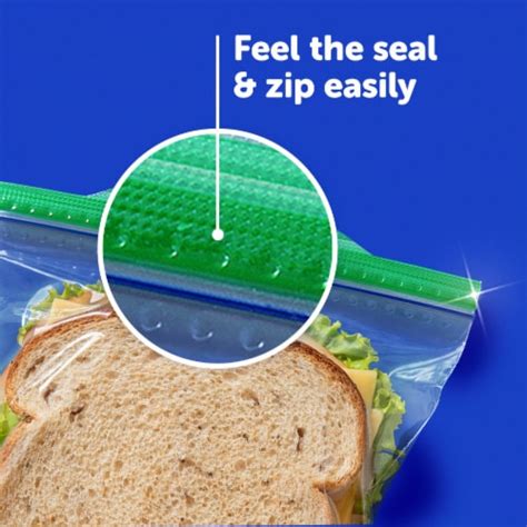Ziploc® Sandwich Bags With Easyguide™ 280 Ct Kroger