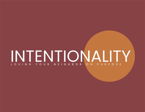 Intentionality Curriculum — Carolina Cross Connection