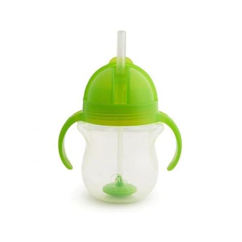Munchkin Copo Inclinar E Sorver Palha Flexi 207ml Verde Compara