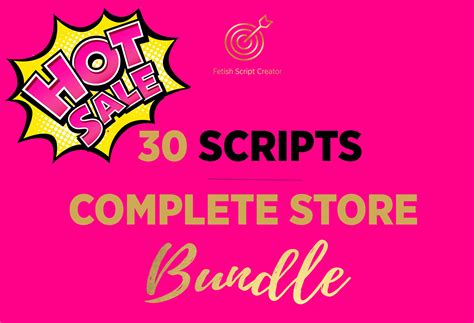 Femdom Findom Scripts Bundle Joi Script Findom Script Cuckold Script Onlyfans Adult Content
