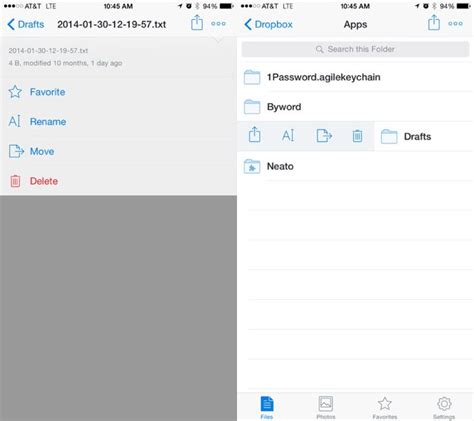 Dropbox For IOS Gains File Renaming Capabilities MacRumors