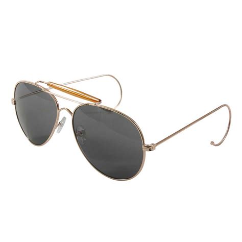 Aviator Air Force Style Goldsmoke Sunglasses