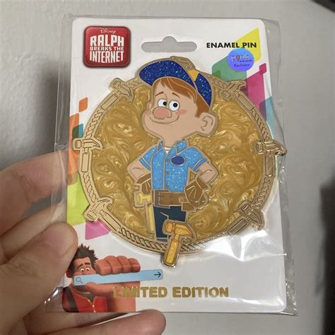 Disney Iconic Series Wreck It Ralph Fix It Felix 3” Pin Le Palm For