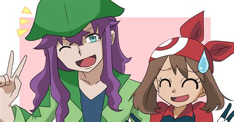 ポケモン ハーリーさんとハルカ 八ツ原のイラスト Pixiv