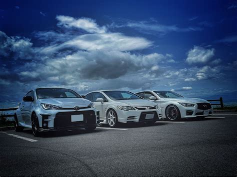 スカイラインのgrヤリス・シビックタイプr・fd2・車仲間最高・触媒ストレートに関するカスタム事例｜車のカスタム情報はcartune