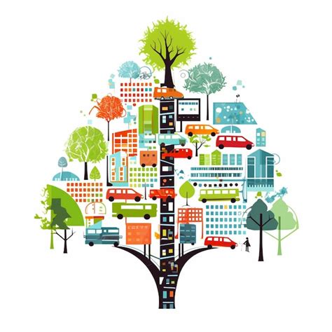 Premium AI Image There Is A Tree With Many Different Colored