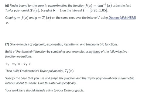 Solved Find A Bound For The Error In Approximating The Chegg