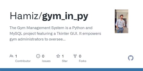 github hamiz gym in py the gym management system is a python and