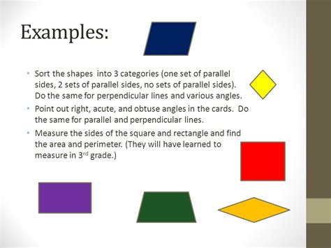 Perpendicular Shapes Examples