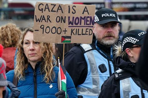 Pro Palestine Protesters Stand In Solidarity With Palestinian Women