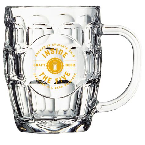 38518 20 Ounce Britannia Dimpled Mug Prestige Glassware
