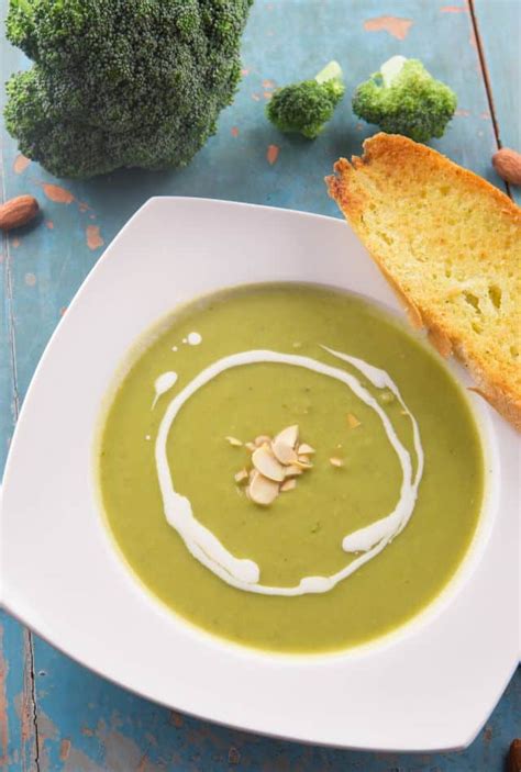 Low Carb Almond Broccoli Soup Recipe Diets Meal Plan