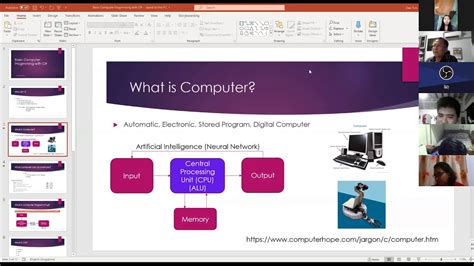 Basic Computer Programming With C Youtube