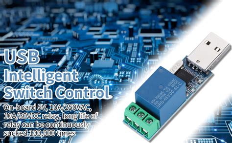 Taidda Usb Relay Module Sturdy Lightweight Lcus1 Usb Relay Module Intelligent Usb
