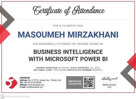 Masoumeh Mirzakhani On Linkedin Powerbi Dataanalytics Certification