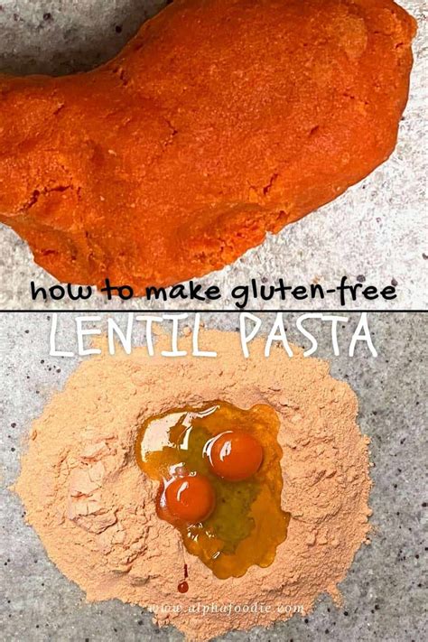 How To Make Red Lentil Pasta Egg Free Option Alphafoodie