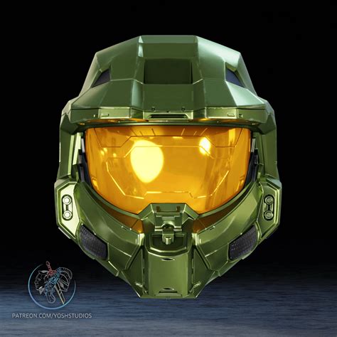 Tv Show Master Chief Helmet 3d Printer File Stl 3d Model By Yosh