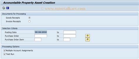 FMFGAPCR SAP Tcode Accountable Property Program FMFGAPCR SAP Tcode Accountable Property Program