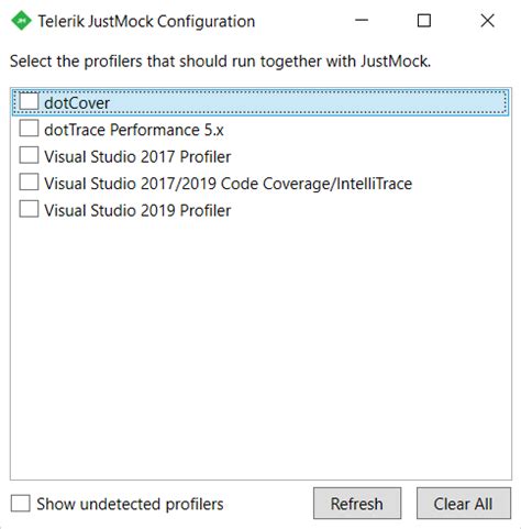Visual Studio Extension Justmock Documentation Telerik Justmock