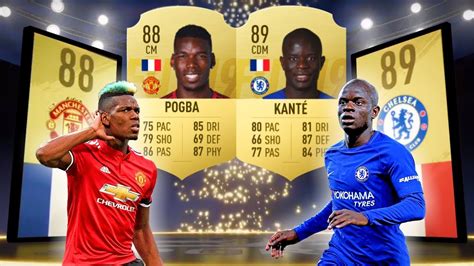 Pogba Vs Kante Fifa 19 Ultimate Team Player Review Youtube