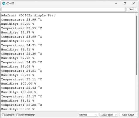 Arduino Adafruit Hdc302x Precision Temperature And Humidity Sensor Adafruit Learning System