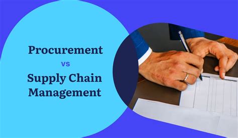 Procurement Vs Supply Chain