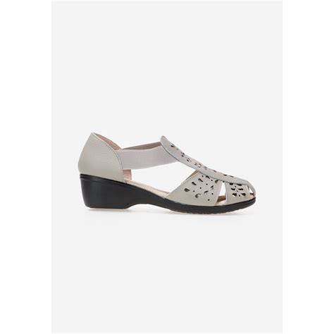 Zapatos Πεδιλα με χαμηλο τακουνι Melona γκρι Glami Gr