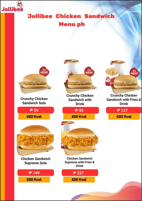 Jollibee Delivery Menu 2025 Menu Prices And Calories In Philippines