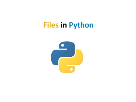 Files In Pythonpptx