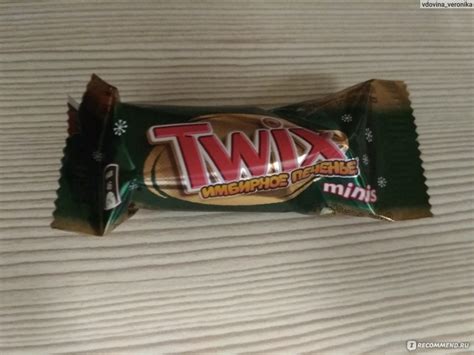 Конфеты Twix Minis шоколадные Имбирное печенье «Классический Twix