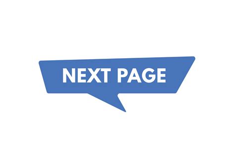 next page text button next page sign icon label sticker web buttons