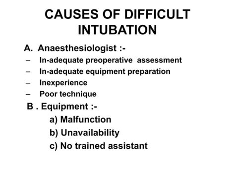 Difficult Intubation Pptx