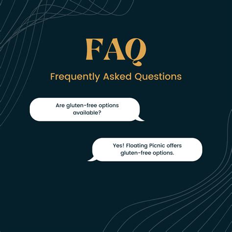 Frequently Asked Questions Faq Floating Picnic