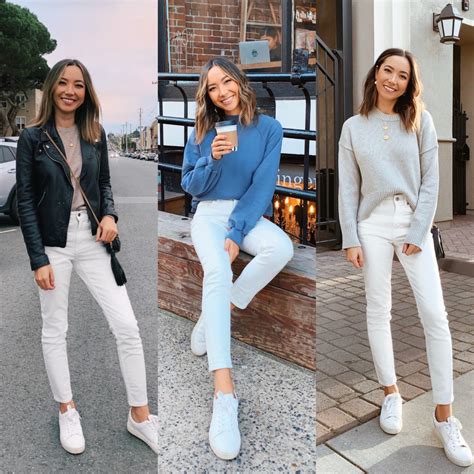 White Jeans Outfits