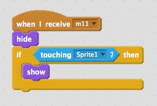 Sprite Disappears In Scratch Even When Touching Another Sprite Stack Overflow