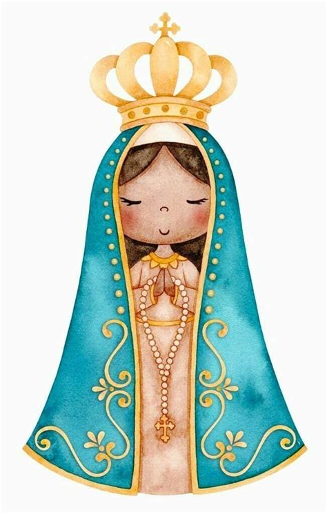 Nossa Senhora Aparecida Png Desenhos Nossa Senhora Imagens Católicas