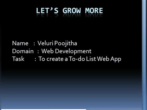 poojitha veluri on linkedin webdevelopment webdevelopment intern lgm