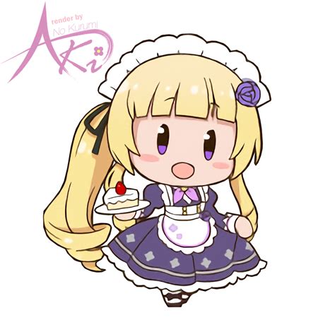 Chibi Maid Kaede Render By Akinokurumisan On Deviantart