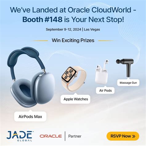 Jade Global On Linkedin Cloudworld Oracle Event Jadeglobal