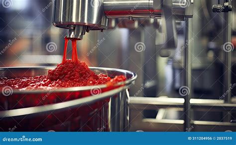 Automation Manufacturing Food Processing Stock Illustration Illustration Of Logistics