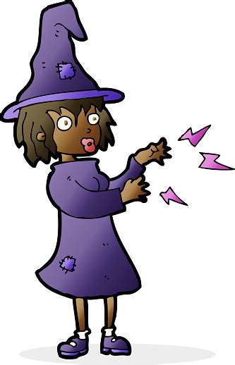 말풍선이 있는 마녀 캐스팅 단어추가 귀여운에 대한 스톡 벡터 아트 및 기타 이미지 귀여운 기이함 낙서 드로잉 Istock