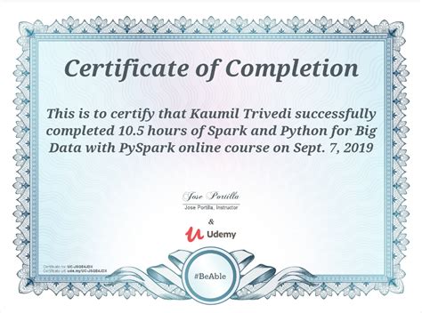 Kaumil Trivedi Certifications