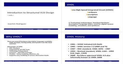 integrated vhsic introduction to structured vlsi design · joachim