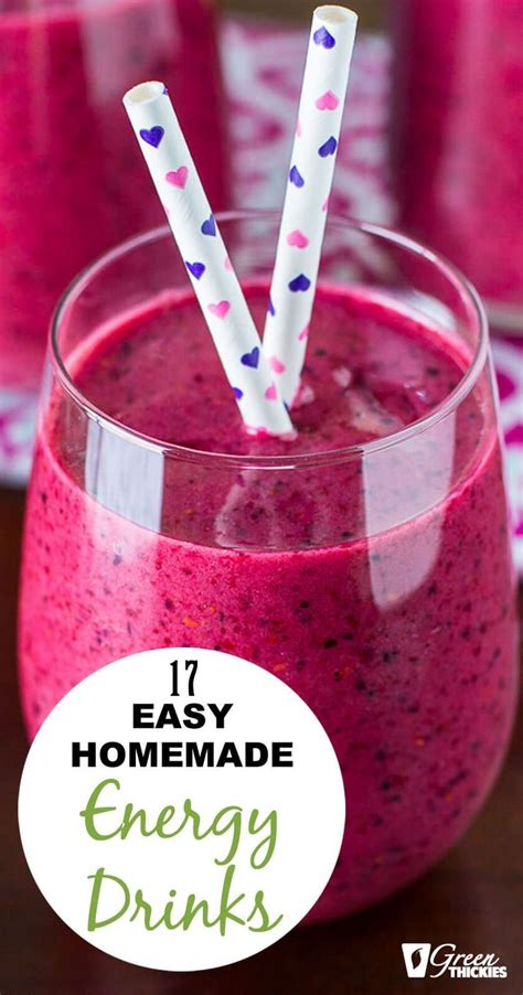 17 Easy Healthy Homemade Energy Drinks Feel The Difference Healthy