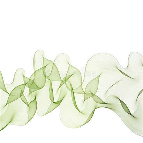 Green Abstract Wave Presentation Template Eps 10 Stock Illustration Illustration Of