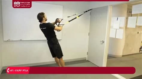 آموزش تی آر ایکس Trx نصب کش به درب اتاق